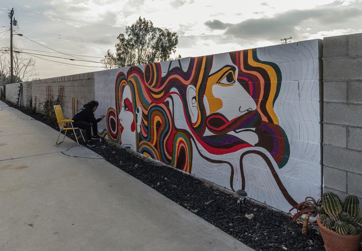 PHOTO GALLERY: Mural at The Apricot Door | Multimedia | bakersfield.com