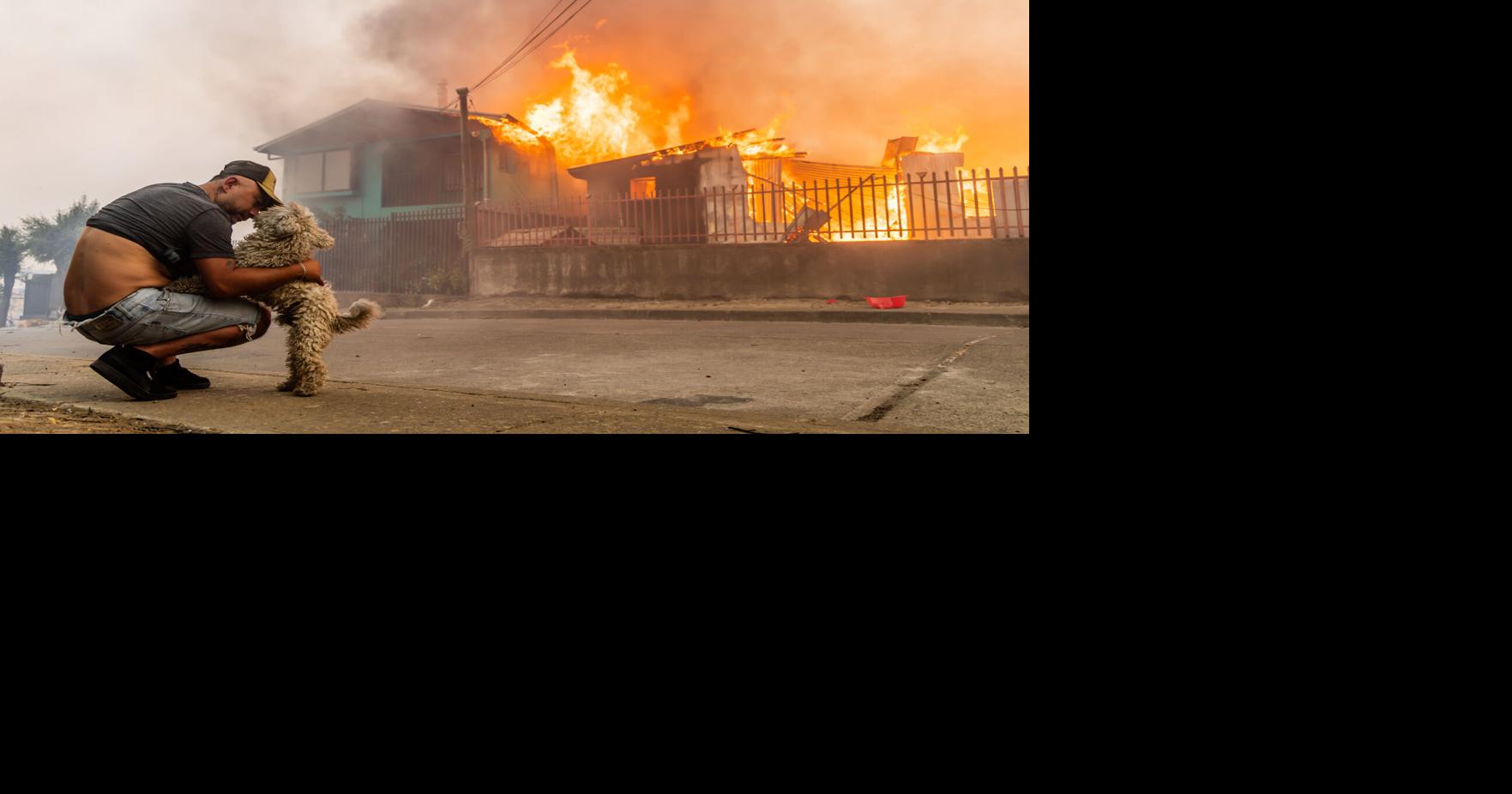 Photos show wildfires burning in Chile | National | bakersfield.com