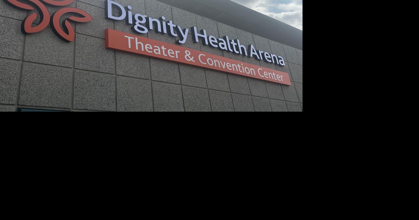 New sign unveiled at downtown's Dignity Health Arena, Theater ...