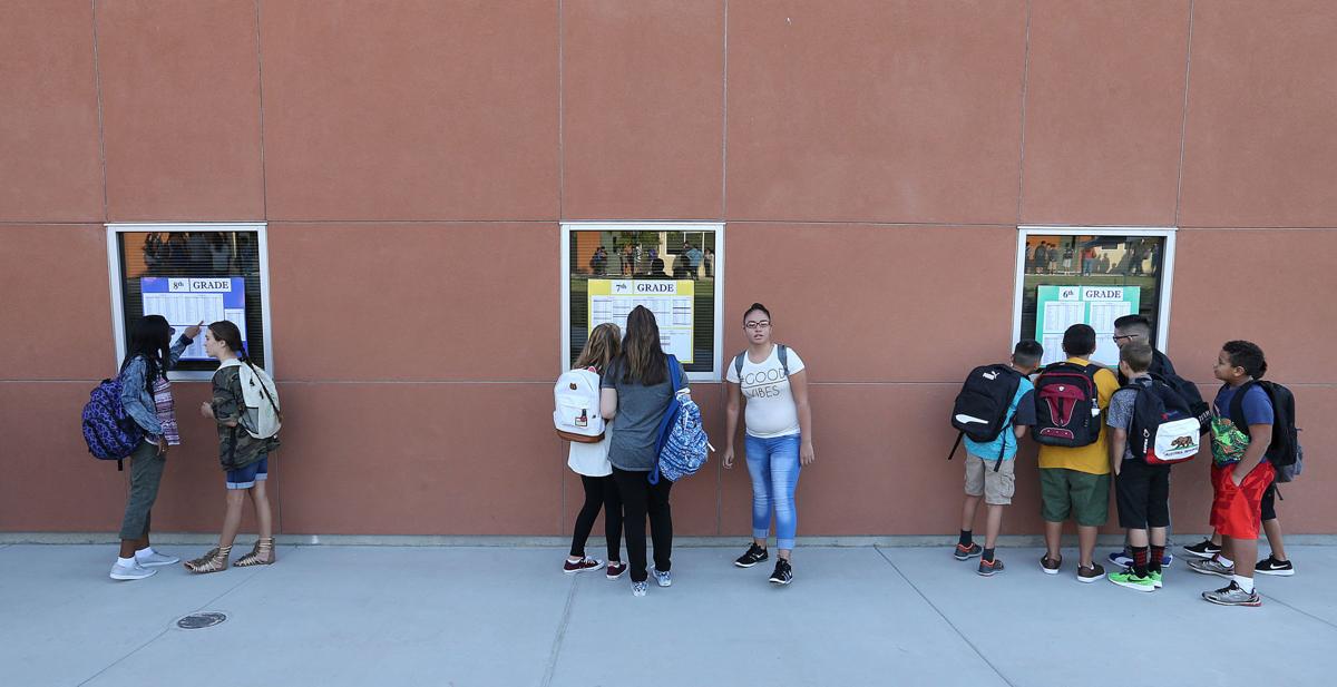 PHOTO GALLERY: First day of school for middle school students | Photo ...