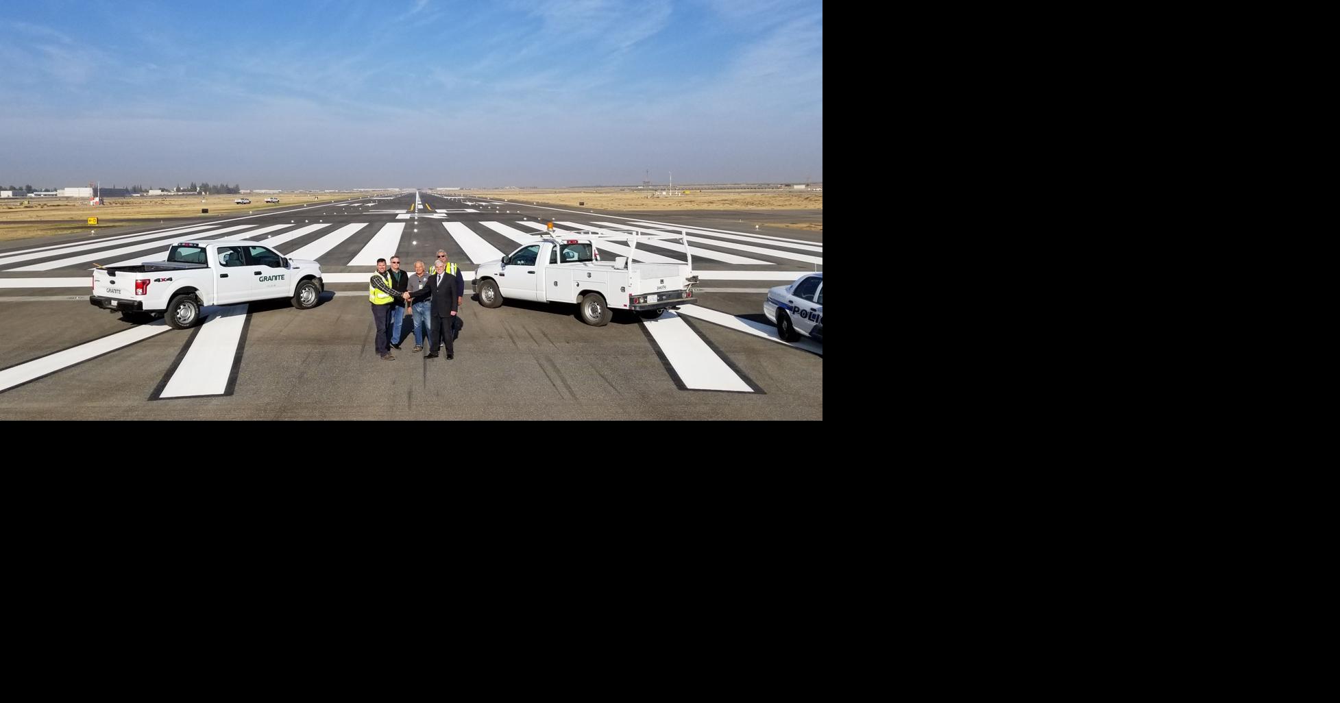 Meadows Field re-opens its main runway, after years of reconstruction ...