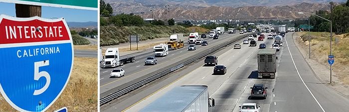 Improvements to Interstate 5 aimed at improving traffic between Kern, L ...