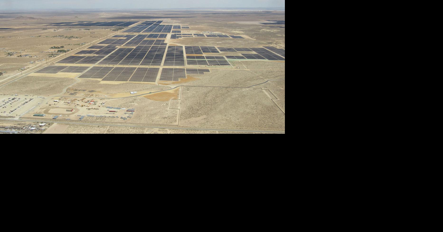 Solar energy project extending onto Edwards Air Force Base becomes Kern ...