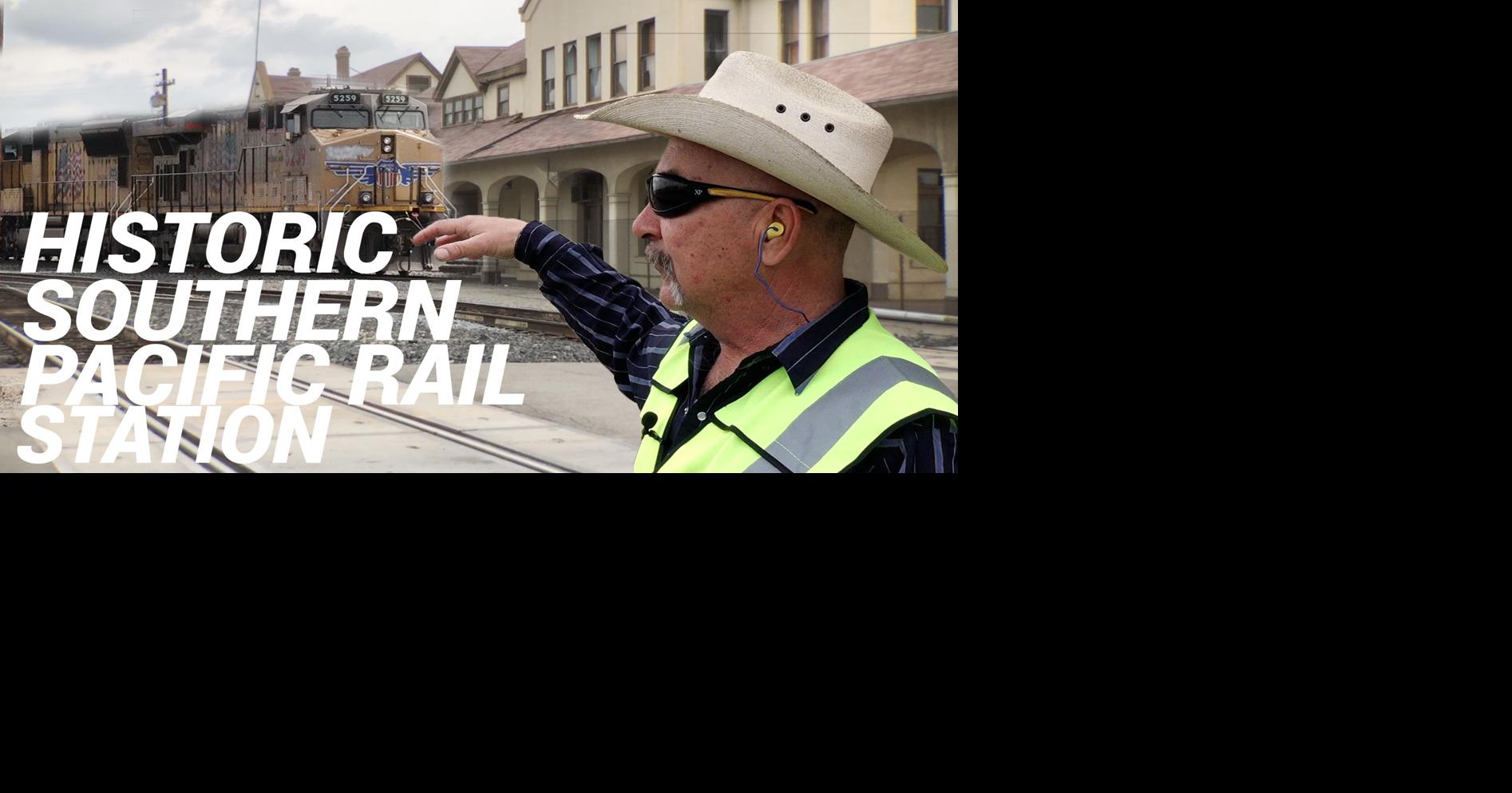 WATCH: Historic Southern Pacific rail station at Baker and Sumner in ...