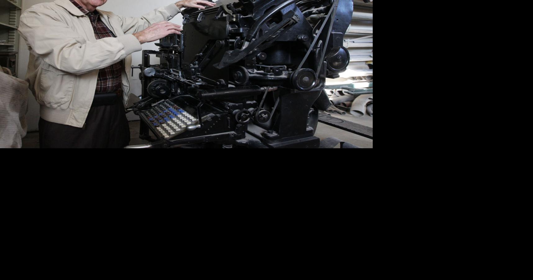 Hot off the presses: Vintage newspaper machine donated to museum ...