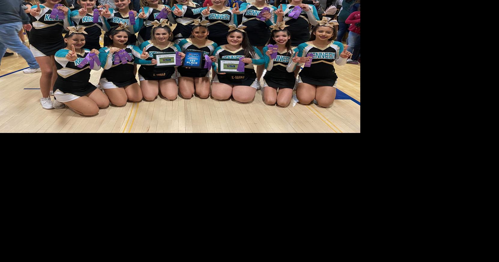 Kennedy High cheer team places first in three categories at weekend ...