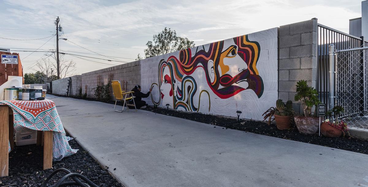 PHOTO GALLERY: Mural at The Apricot Door | Multimedia | bakersfield.com