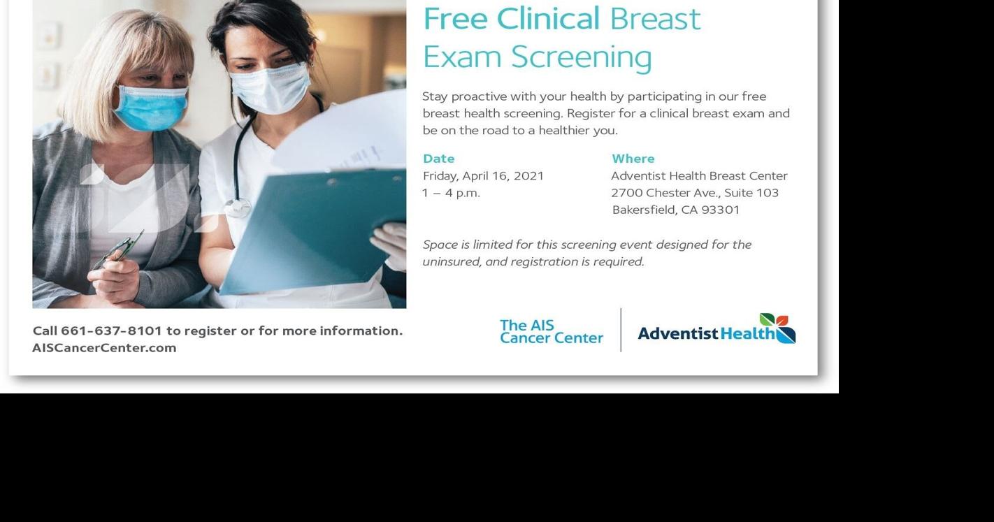 Adventist Health Breast Center offers free breast exam screenings ...