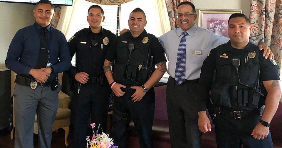 Delano officers play games with senior citizens | The Delano Record ...