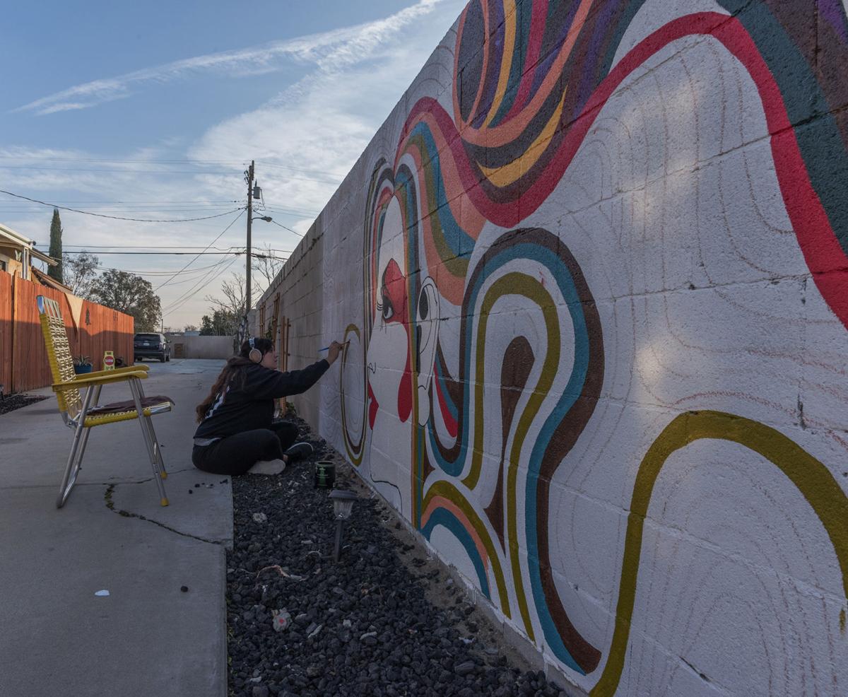 PHOTO GALLERY: Mural at The Apricot Door | Multimedia | bakersfield.com