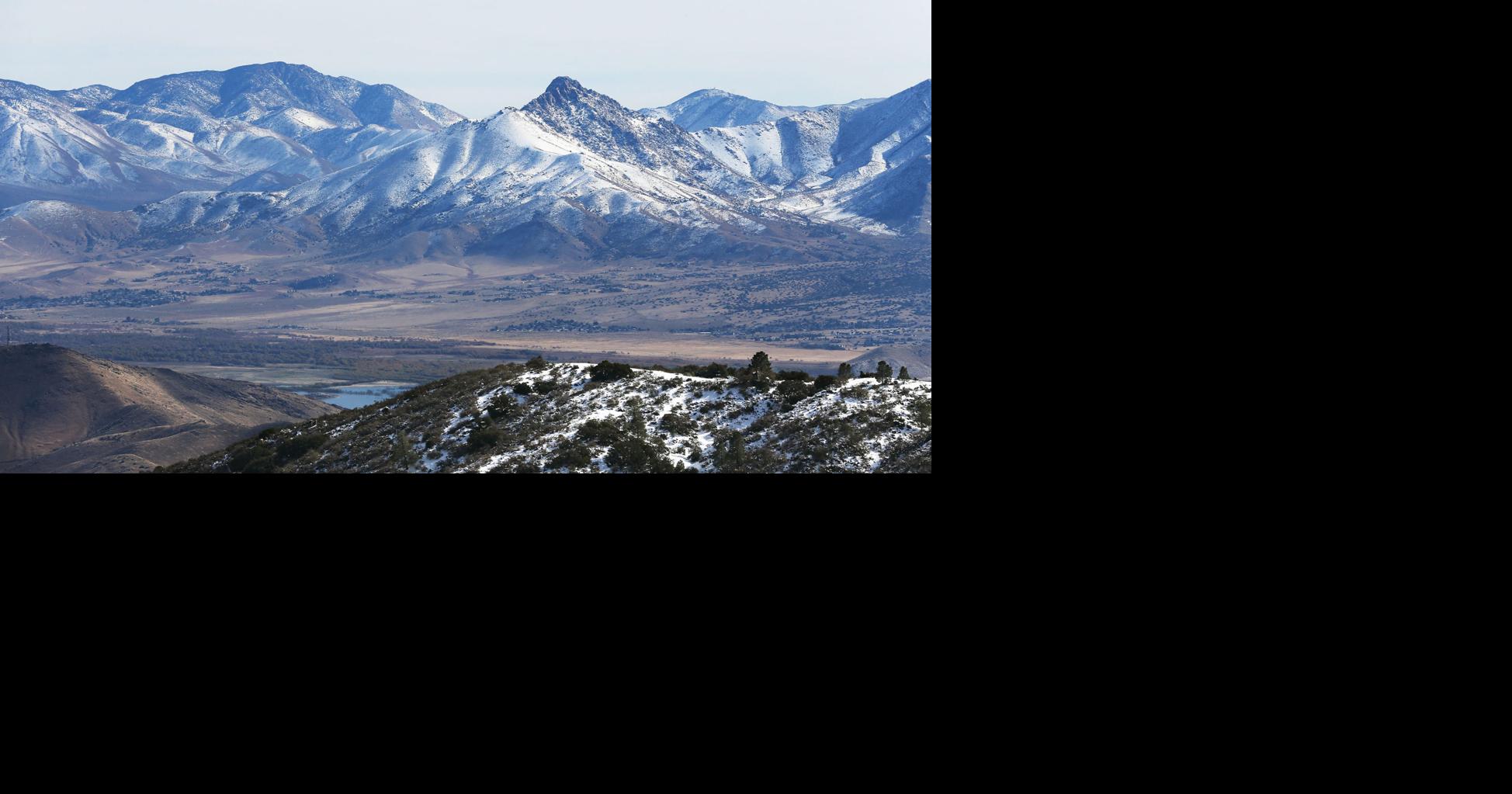 A Bakersfield hidden gem? Snow-covered mountains, right after the wind ...