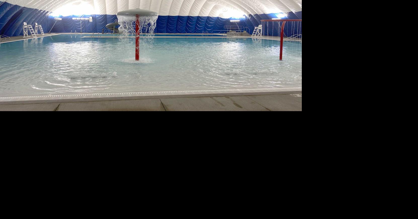 The dome is up at the Baldwin-Woodville pool | News | baldwin-bulletin.com