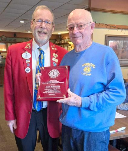 Hawkins receives Lions Club award | News | baldwin-bulletin.com