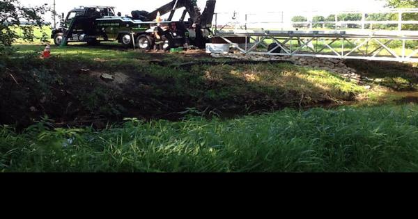 New walking bridge installed with the help of Day and Night Towing ...