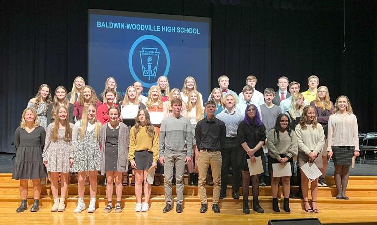 Baldwin-Woodville inducts its newest NHS class | News | baldwin-bulletin.com