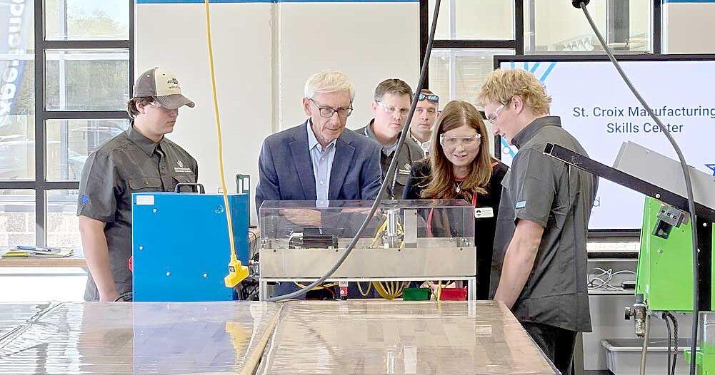 Gov. Evers visits SCC High School to tour RESTORE grant-funded lab ...