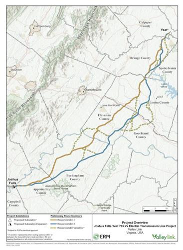 Large transmission line to cut through Virginia forests and farmland ...
