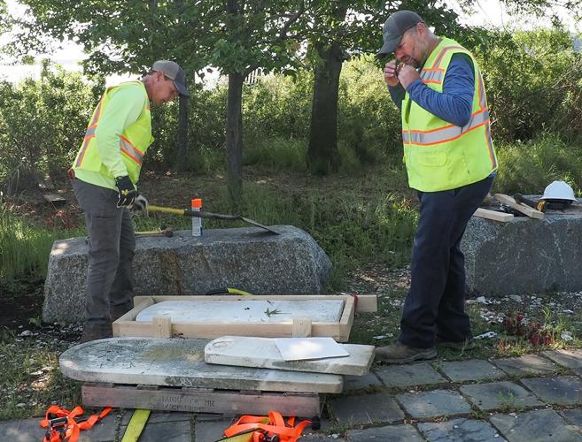 After 60 years, gravestones return to a reborn island | People ...