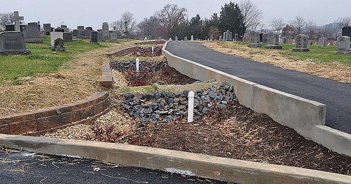 Historic DC cemetery digs up pavement to curb stormwater pollution ...