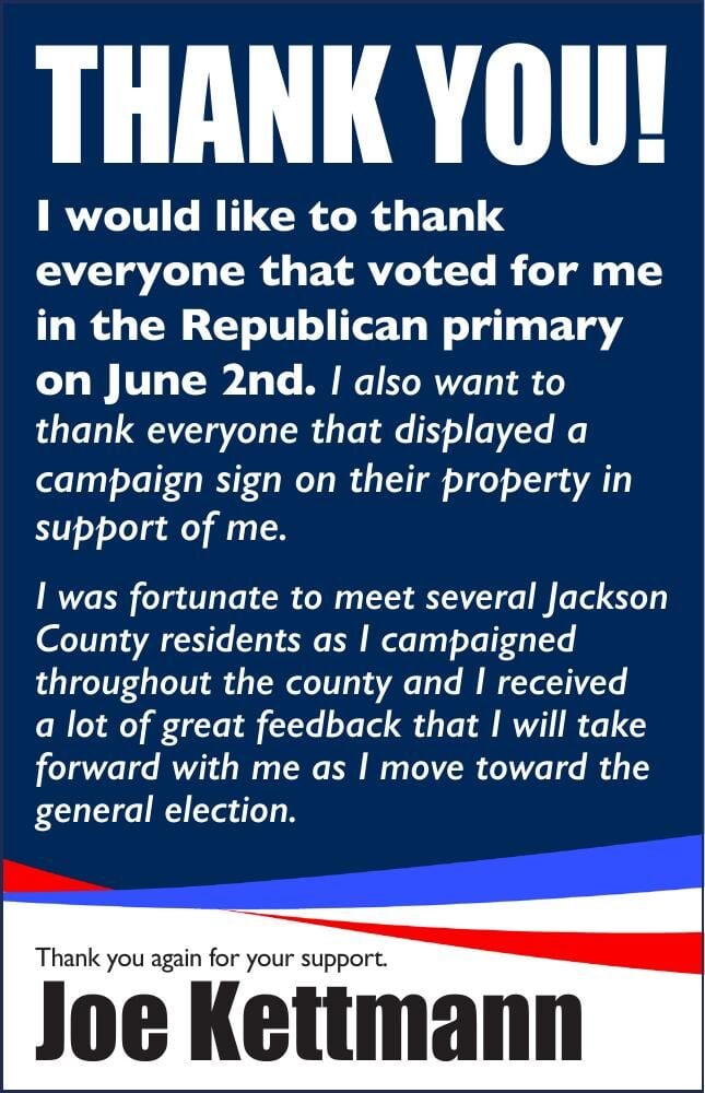 Joe Kettman Thank You | Political News & Opinions ...