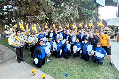 Bellevue Marching Band travels to Wyoming for college football gameday ...