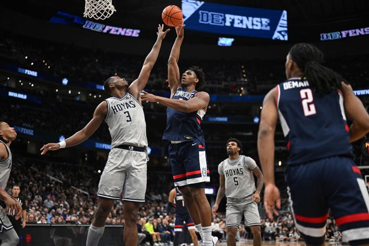Tarris Reed Jr. scores 15 points, No. 3 UConn fends off Georgetown, 64 ...