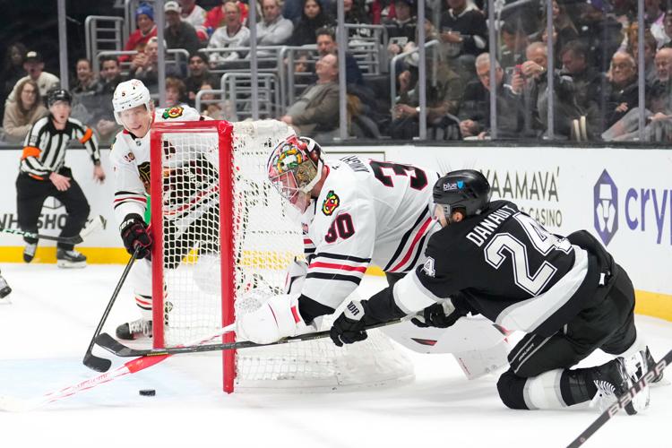 Connor Bedard scores for 3rd straight game, Blackhawks hold off Kings 2 ...