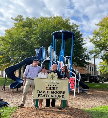 Playground renamed for retiring Police Chief David Moore | Local News ...