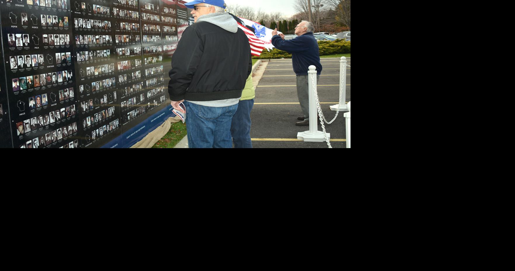Veterans Day in Beloit includes memorial wall, flag presentations ...