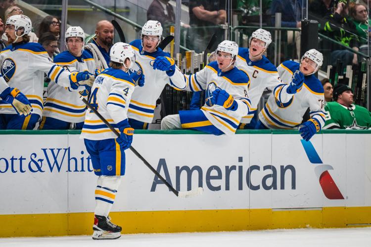 Thompson scores twice as Sabres beat Stars 4-1 for 10th straight ...