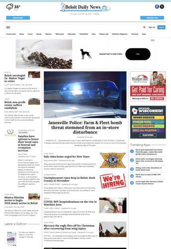 New year, new app launched for The Beloit Daily News | Local News ...