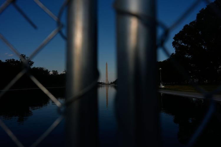 Reflecting Pool liner was cut with a sharp knife or razor, National ...