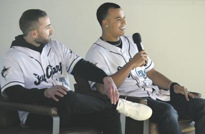 Beloit Sky Carp's Torin Montgomery and Jared Poland help make it a successful Sky Carp Fest ...