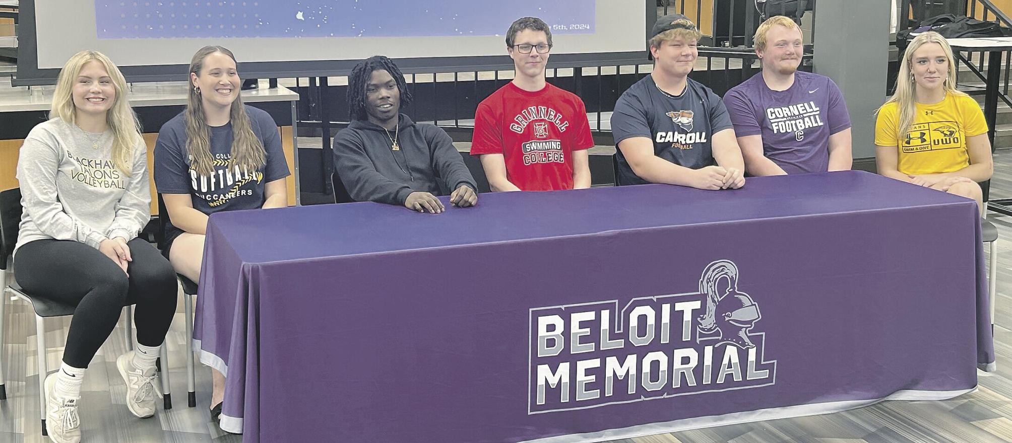 Seven Beloit Memorial seniors announce college commitments | Sports ...