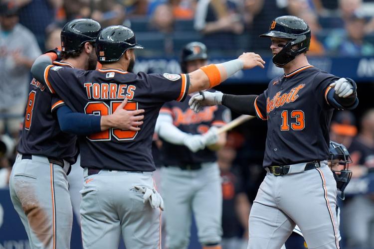 Troy Melton and Dillon Dingler help the Tigers complete a sweep of the ...