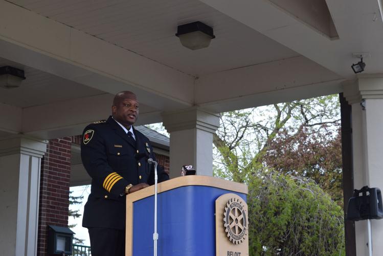 Beloit community recognizes first Black police chief Sayles at swearing ...