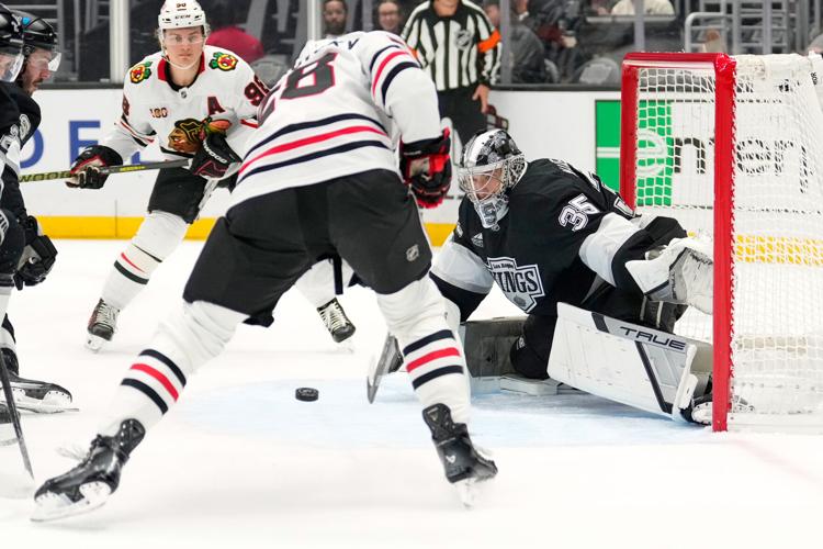Connor Bedard scores for 3rd straight game, Blackhawks hold off Kings 2 ...