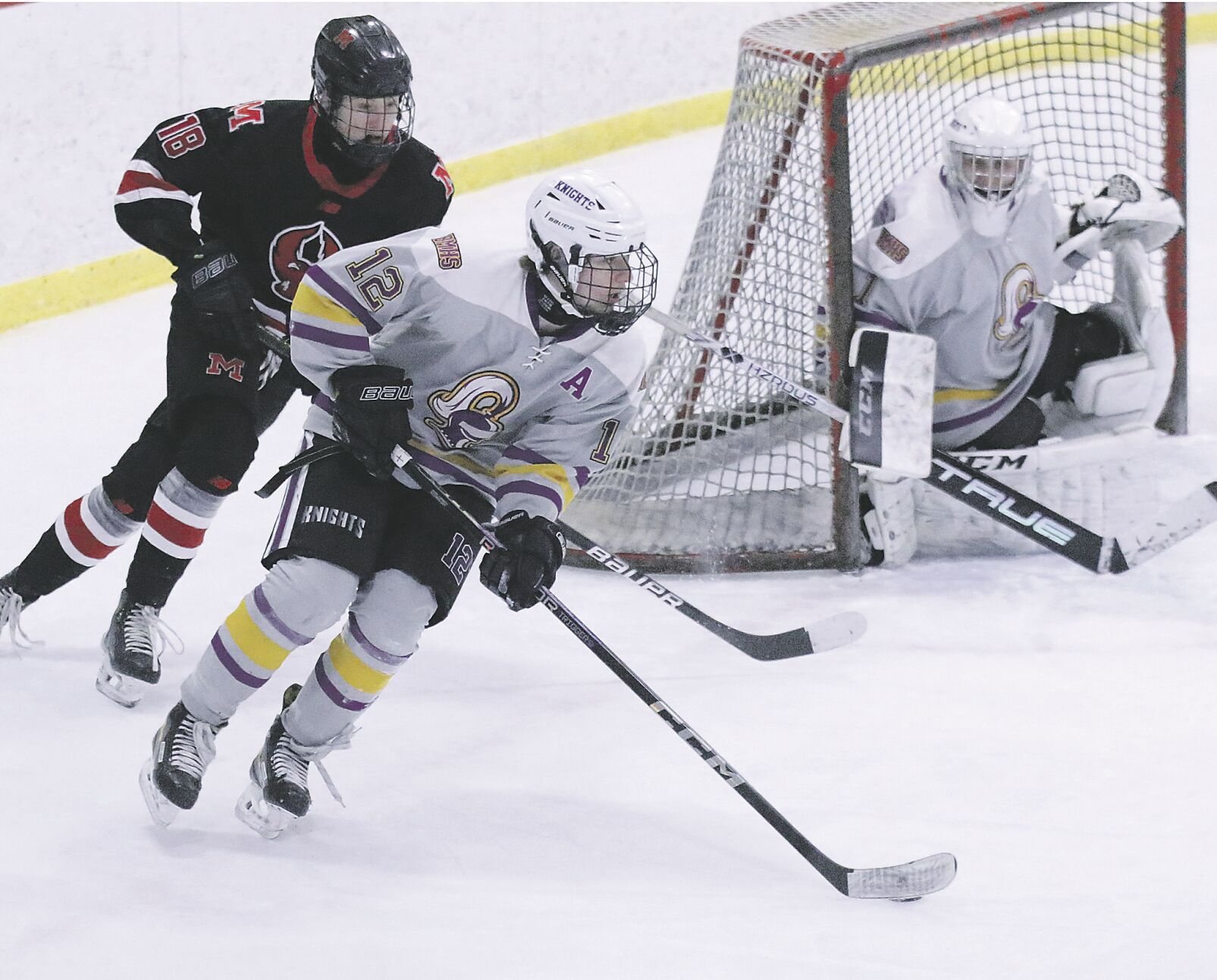 Beloit Memorial's hockey team beats Milton 4-2 on Senior Night | Sports ...