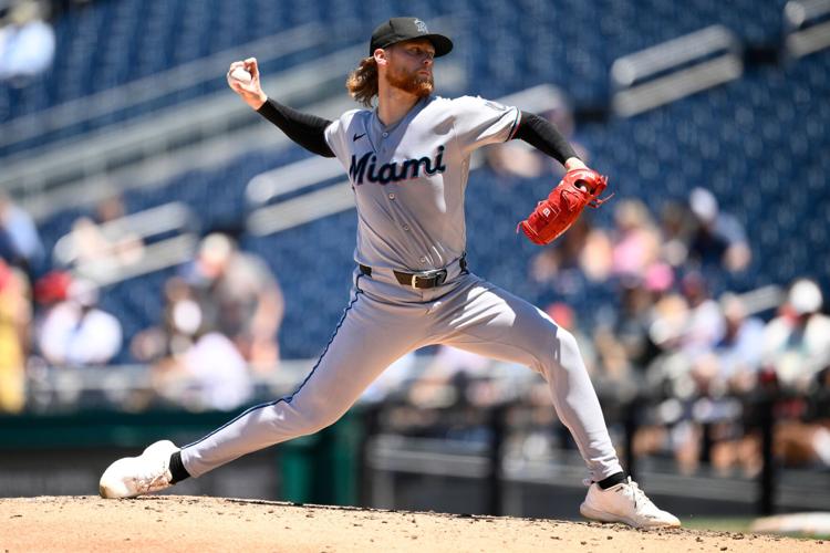 Marlins finish off a 3-game sweep in Washington with a 4-1 win over the ...