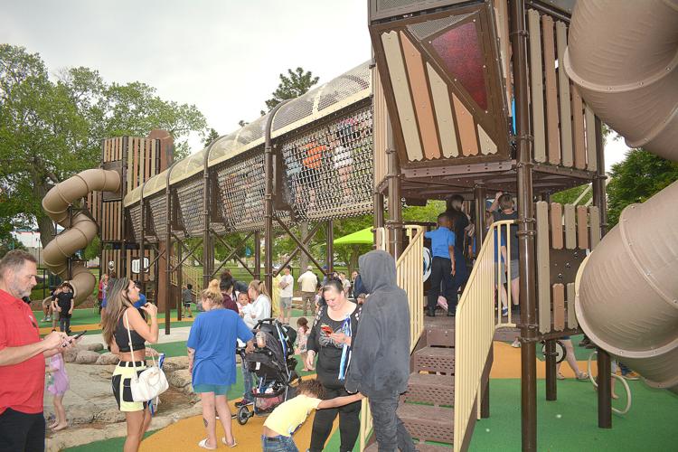 Turtle Island Playground reopens to the delight of children | Local News | beloitdailynews.com