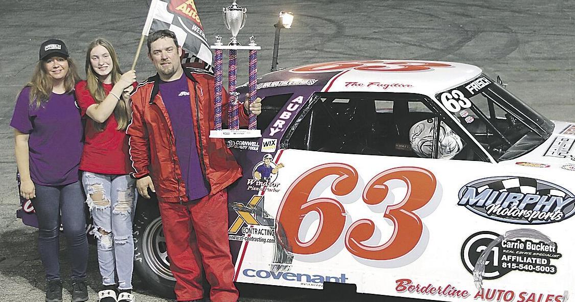Lights go out and Bobby Frisch steps up his game at Rockford Speedway ...