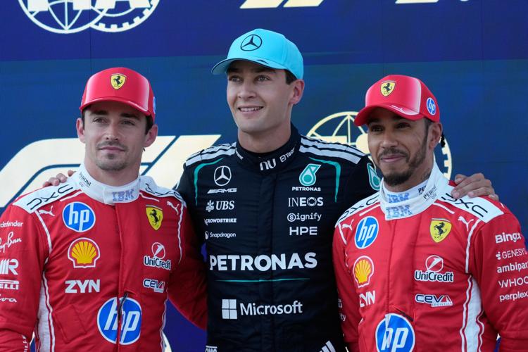 Russell beats Ferraris to F1 pole in Austria despite yellow flag ...