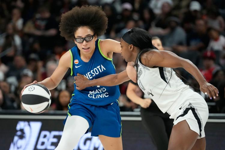 A'ja Wilson leads the Aces past the Lynx 100-97 for West lead in ...