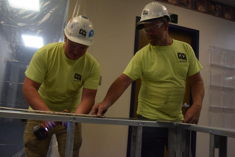 Construction crews busy making building improvements at Turner ...