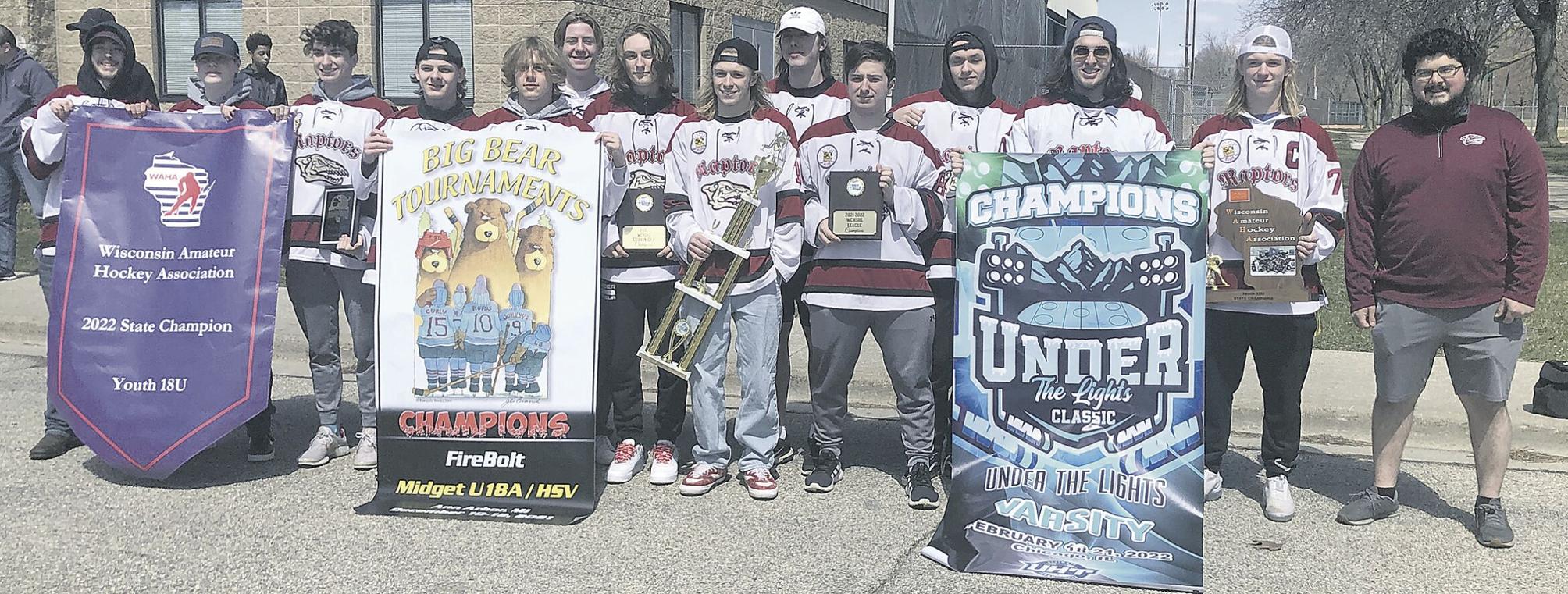 Beloit Raptors hockey team saluted for banner season | Sports ...
