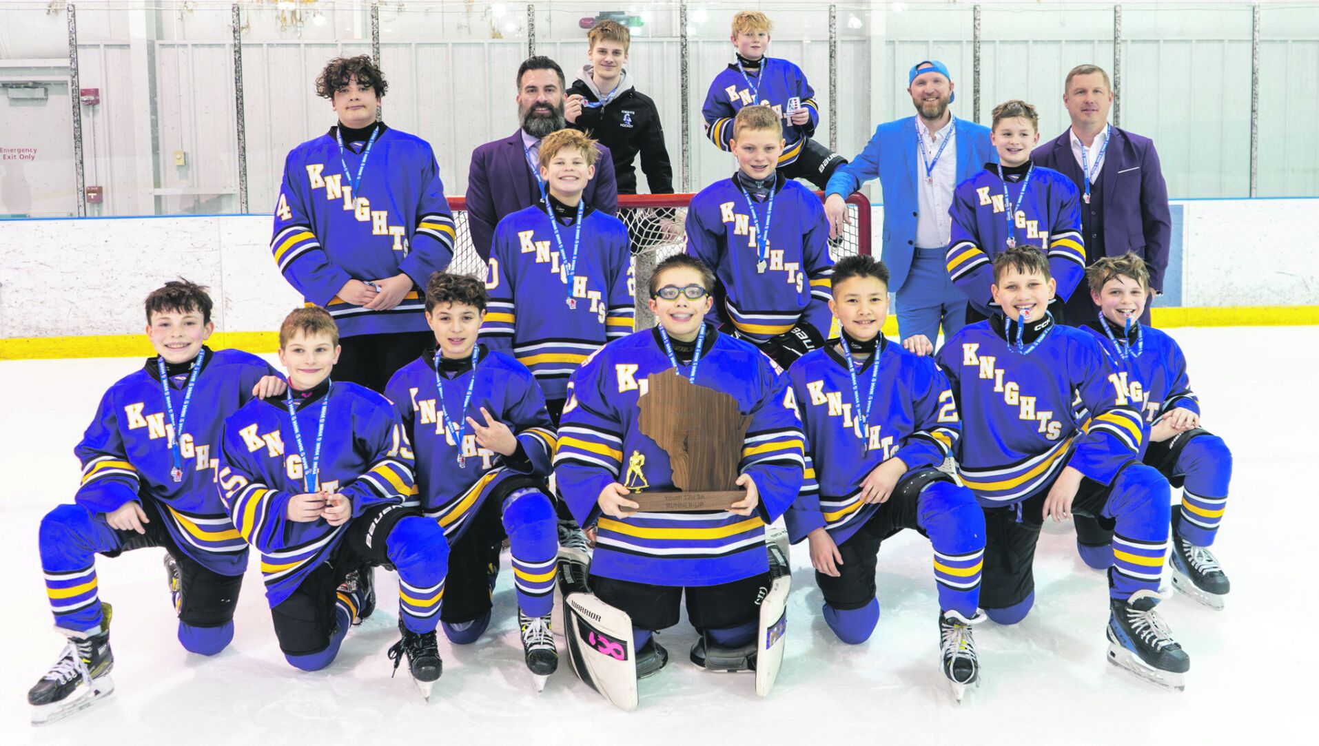 BYHA Jr. Knights Peewee A team second in state tourney | Sports ...