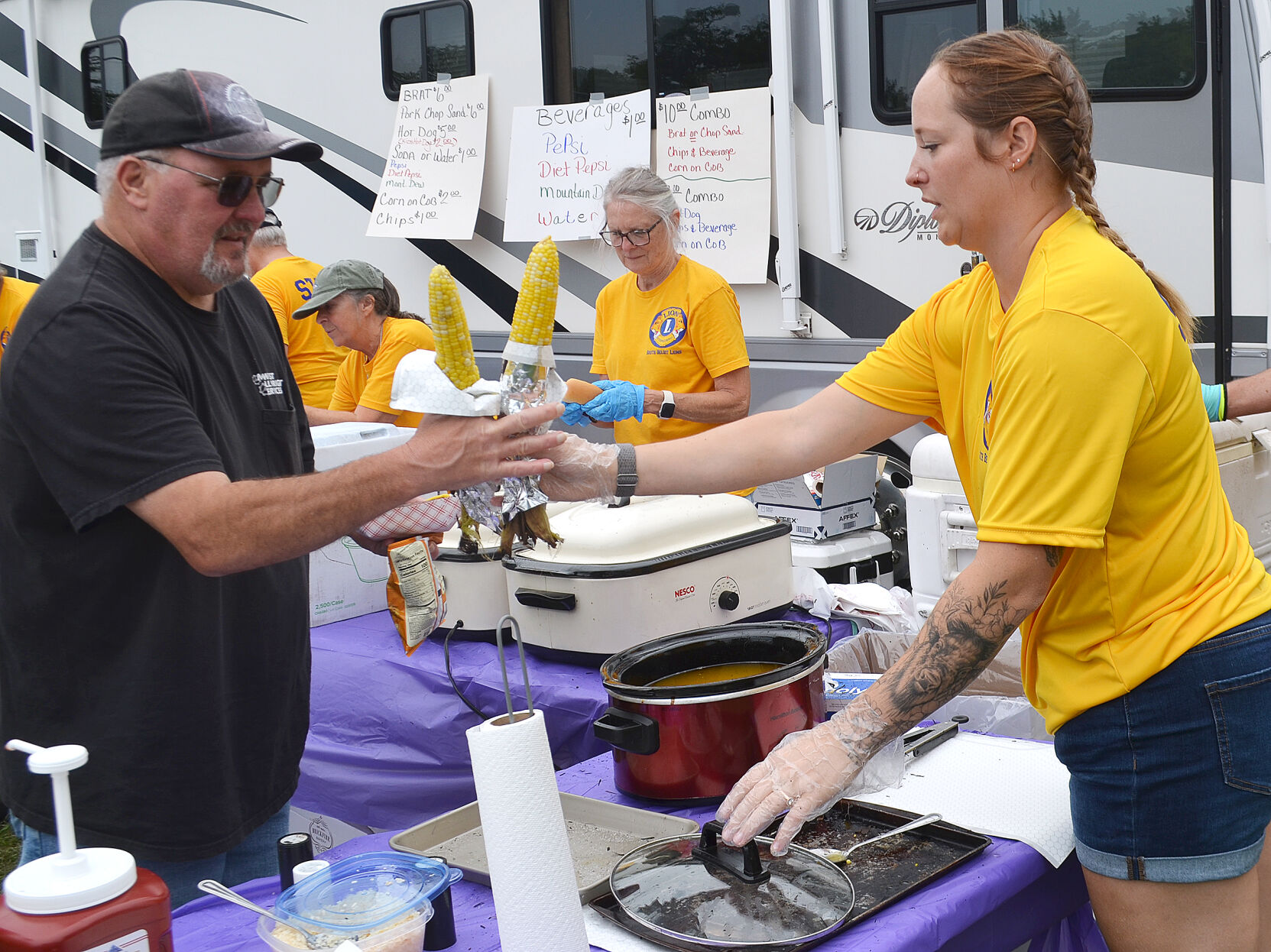 Lions Corn Roast Raises Funds For Local Causes Community