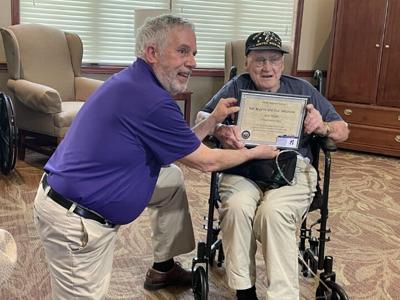 Riverside Terrace Assisted Living hosts pinning ceremony for World War ...