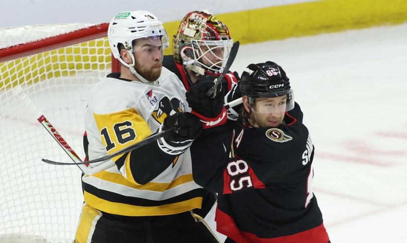 Ullmark makes 24 saves in 4-0 victory as Senators hand Penguins 7th ...