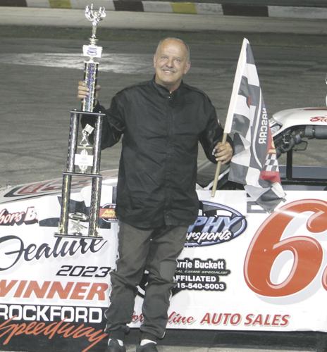 Lights go out and Bobby Frisch steps up his game at Rockford Speedway ...